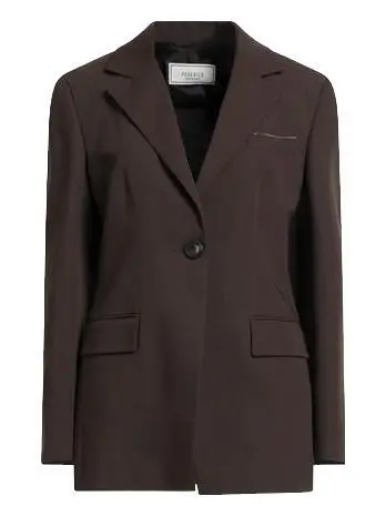 Peserico Single-breasted Blazer - Brown