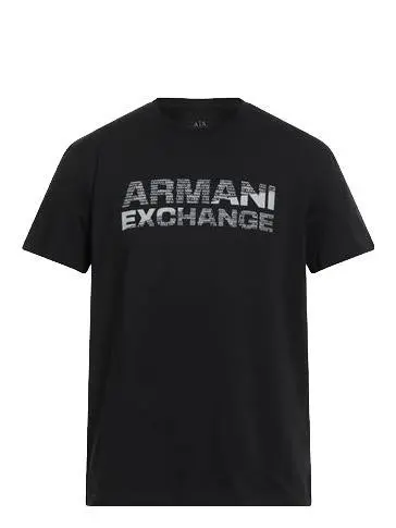 Armani Exchange T-shirt Size Cotton, Elastane - Black