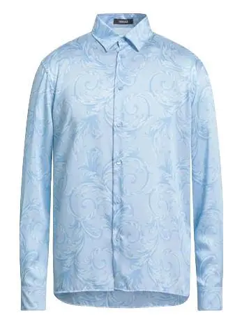 Versace Shirt Sky Size Polyester - Blue