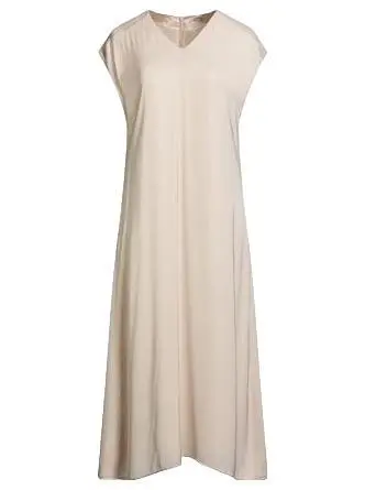 Peserico Viscose Midi Dress - Beige