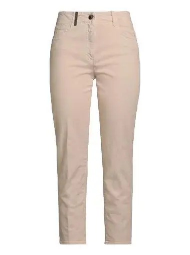Peserico Tapered Slim Fit Jeans - Beige