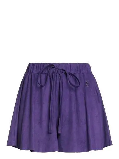 GAËLLE PARIS Brushed Synthetic Shorts - Purple