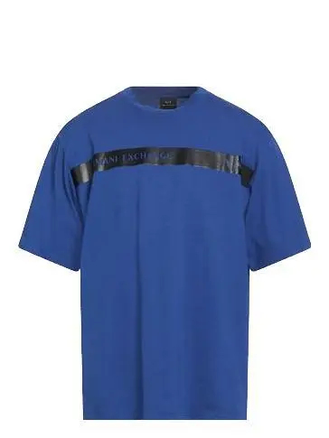 Armani Exchange T-shirt Bright Size Cotton - Blue