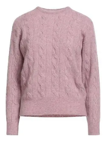 Agnona Cashmere Blend Cable-knit Sweater - Purple