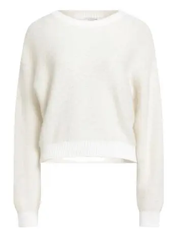 Peserico Virgin Wool, Silk, And Cashmere Sweater - White