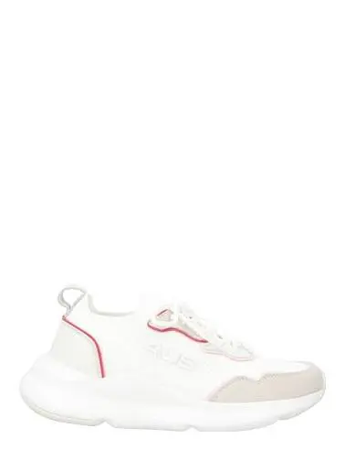 Paciotti Leather And Textile Sneakers - White