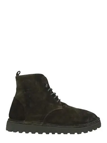 Marsèll Calfskin Lace-up Ankle Boots - Green