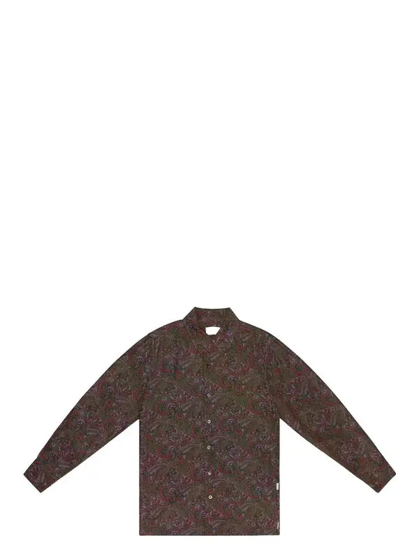 Aimé Leon Dore Stadium Paisley-print Shirt - Brown