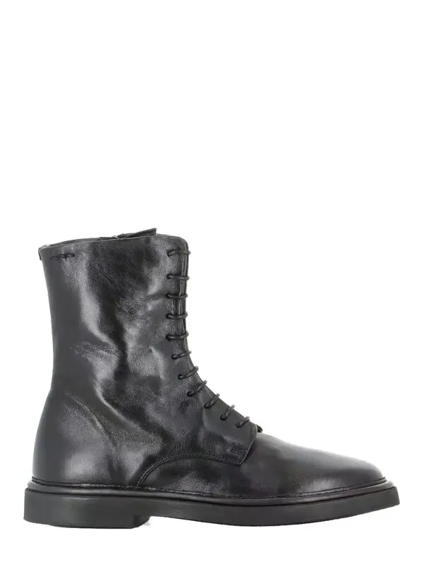 ALEXANDER HOTTO Lace-up Zip Boots - Black