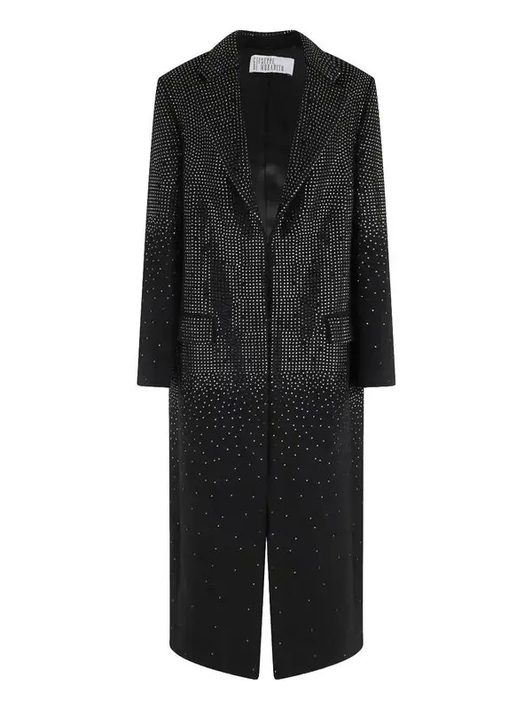Giuseppe Di Morabito Crystal-embellished Coat - Black