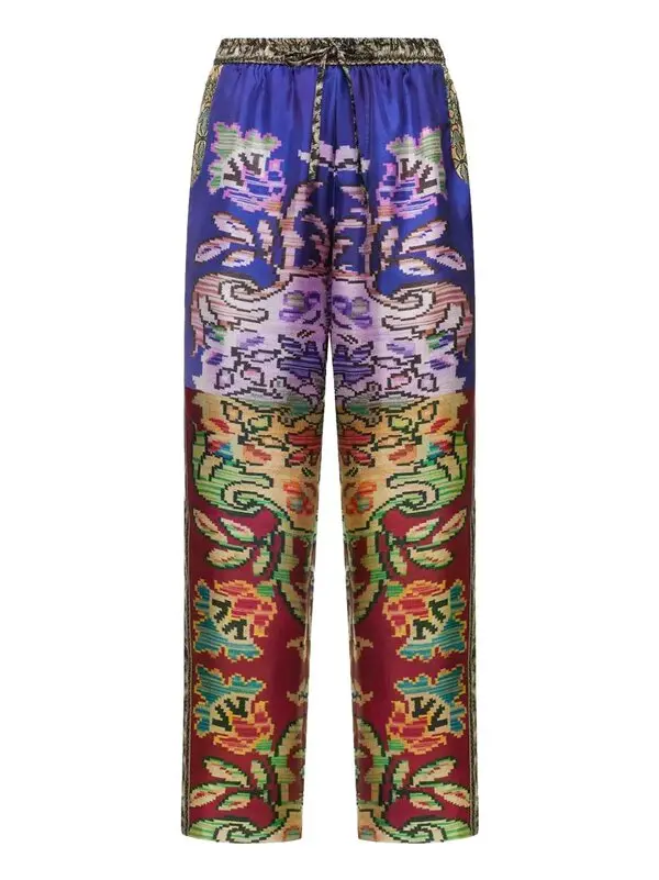 PIERRE-LOUIS MASCIA All-over Print Trousers - Purple