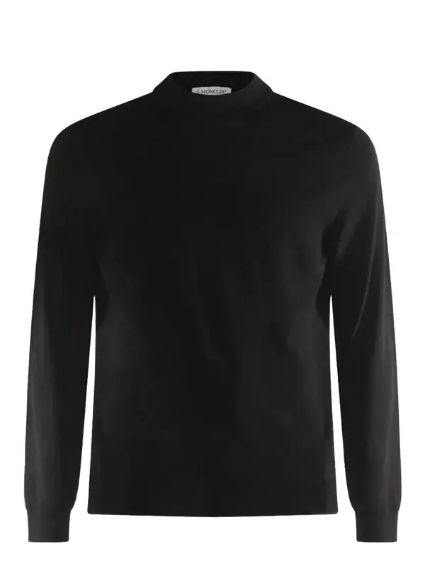 ZANONE Mock-neck Long-sleeve Sweater - Black