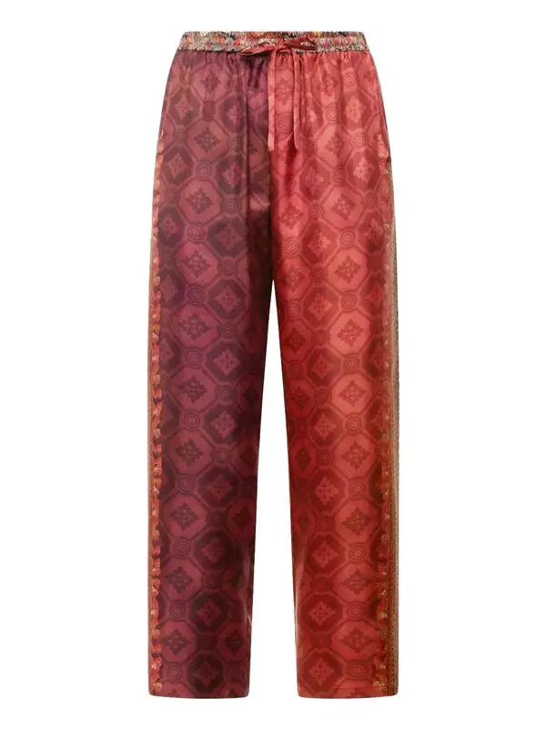 PIERRE-LOUIS MASCIA Drawstring-waist Trousers - Red