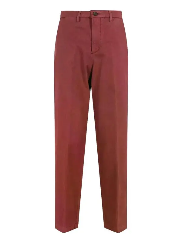 BRIGLIA 1949 Straight-leg Trousers - Red