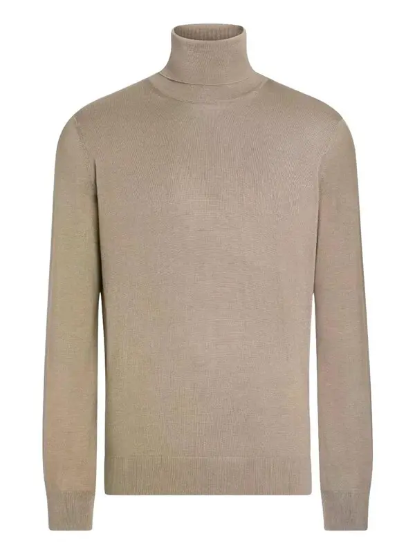 Zegna Turtleneck Sweater - Neutrals