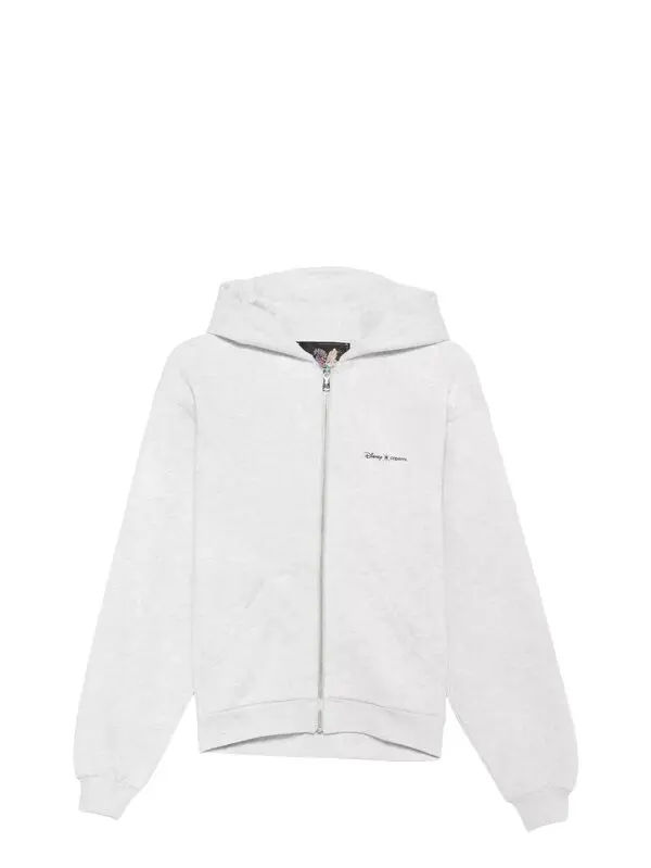 Coperni X Disney Crown Zip-up Hoodie - Grey