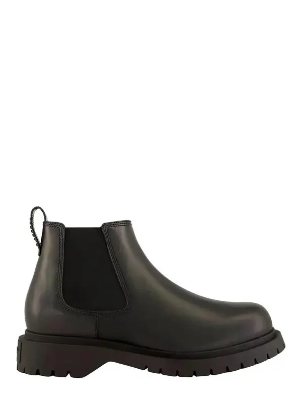 Givenchy Chelsea Brushed Leather Boots - Black
