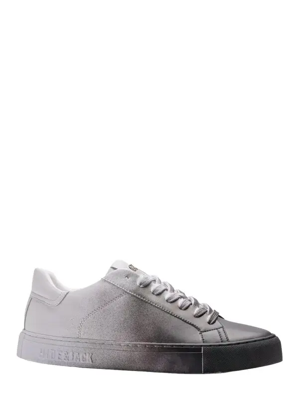 HIDE&JACK Ombre Spray Leather Sneakers - Black-white