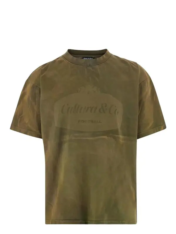 CULTURA Logo-print T-shirt - Green