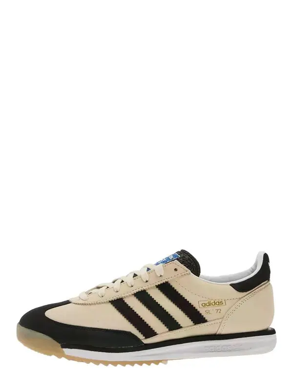 Adidas Three-stripe Leather Sneakers - Neutrals