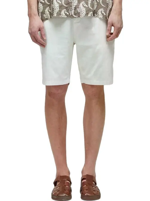OSKLEN Basic Linen Shorts - White