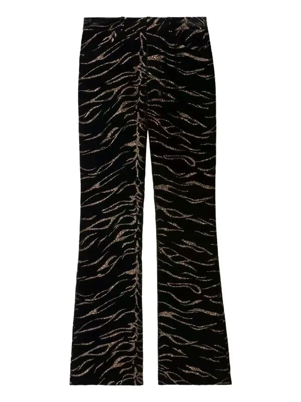 Zadig&Voltaire Tiger-print Trousers - Black
