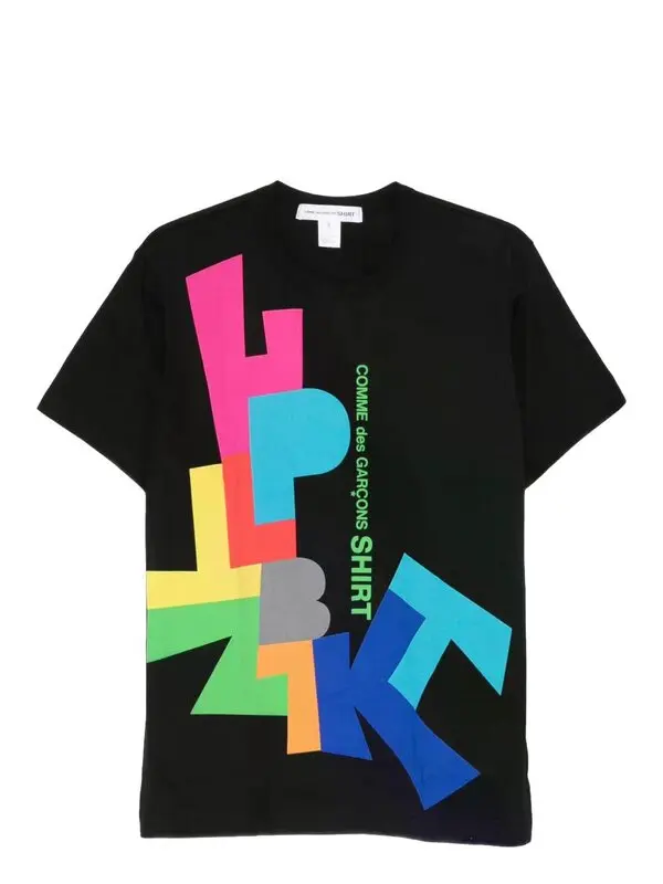 Comme Des Garçons Graphic-print T-shirt - Black
