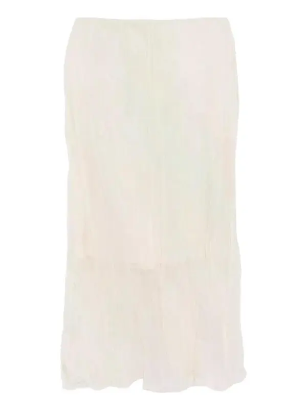 Brandon Maxwell James Skirt - Neutrals