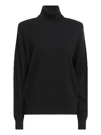JACOB LEE Turtleneck Cashmere Top - Black