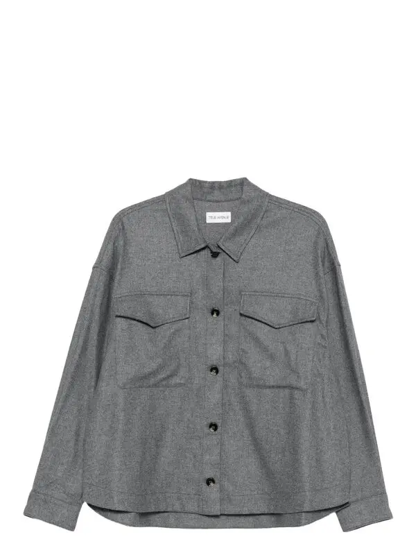 TRUE AVENUE Button-down Pocket Jacket - Grey
