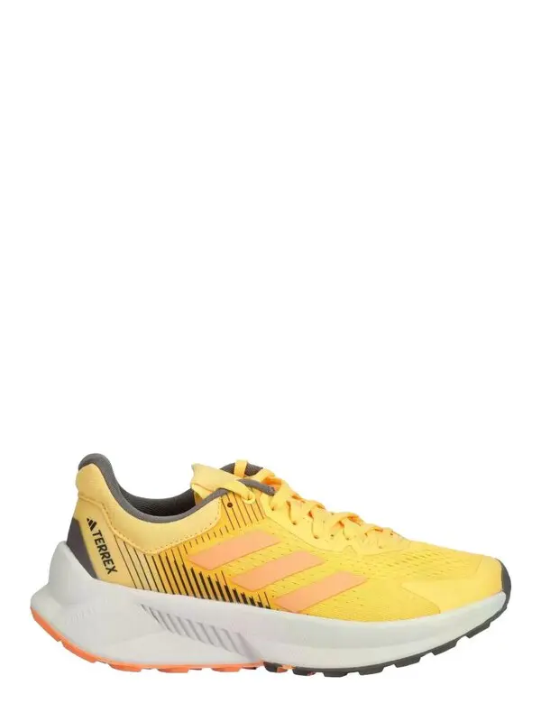 Adidas Three-stripe Trainers - Yellow