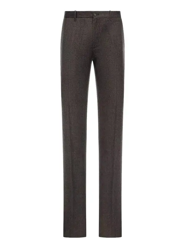 Incotex Wool Trousers - Brown