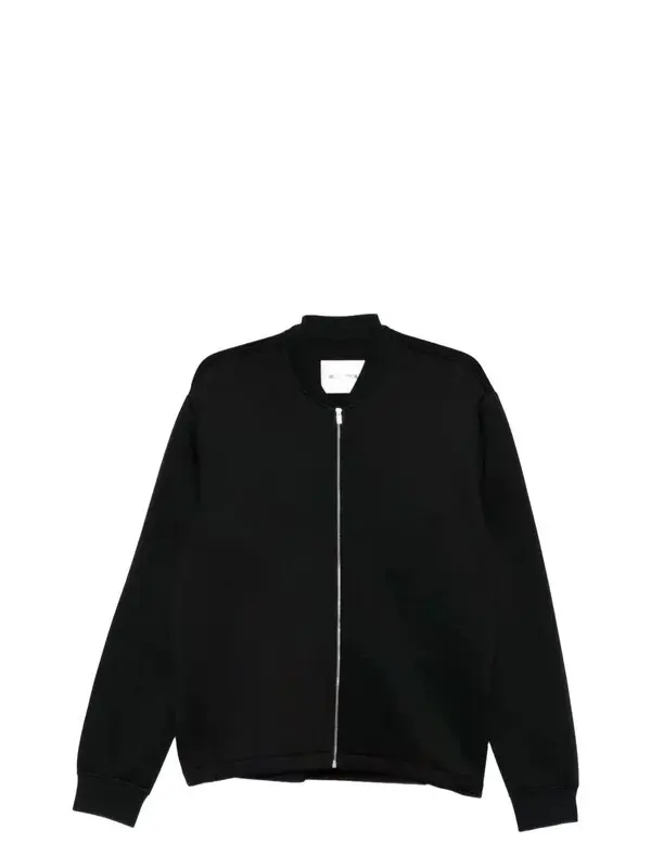 JIL SANDER Zip-front Sweatshirt - Black