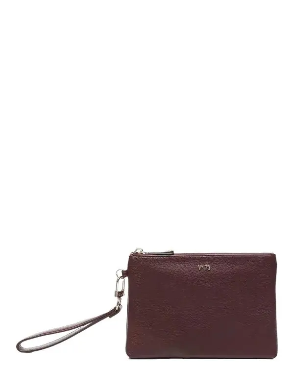 V°73 Logo Lettering Clutch - Brown