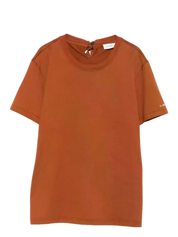 LANVIN Tie-detail Top - Orange