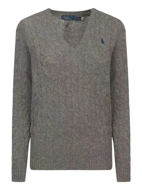 Polo Ralph Lauren Polo Pony Cable-knit Sweater - Grey
