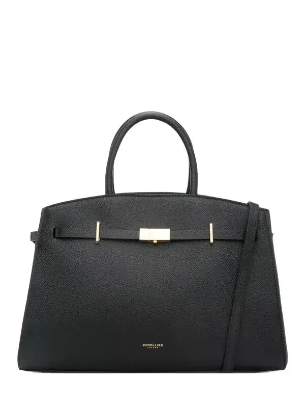DEMELLIER Hudson Handle Clasp Bag - Black