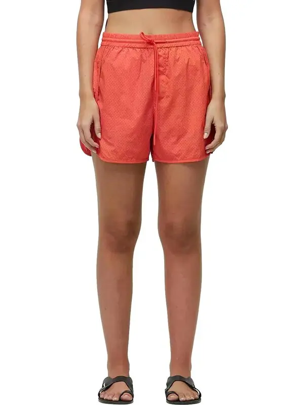 OSKLEN Micro-perforated Drawstring Shorts - Orange