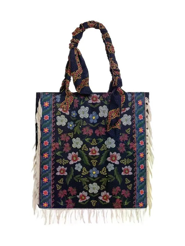 Agua Bendita Rania Fiore Tote Bag - Blue