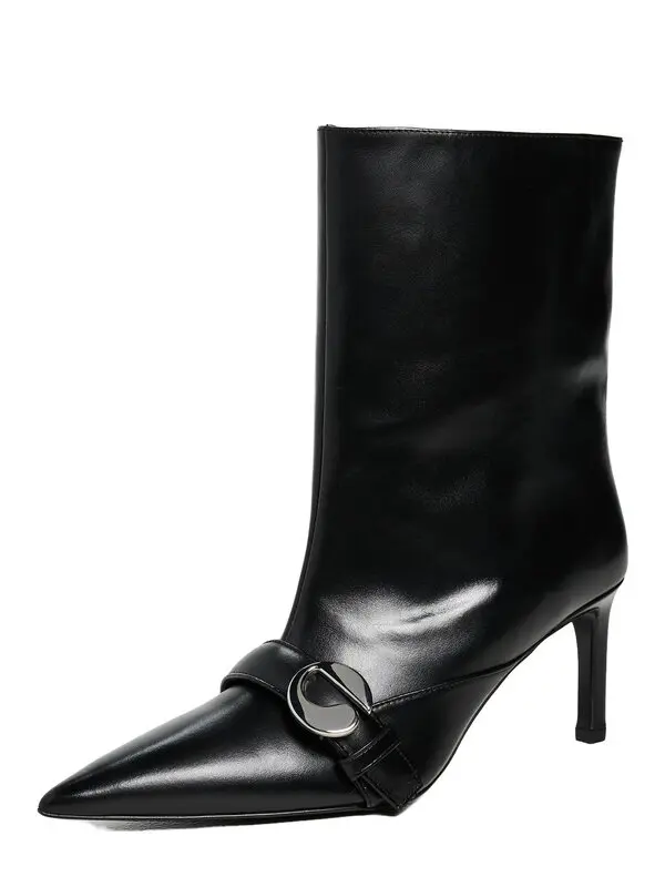 Coperni Ankle Boots With Belt Detail - Black