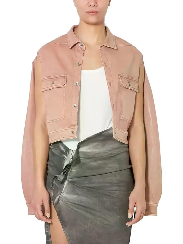 Rick Owens Cut-out Detail Jacket - Pink