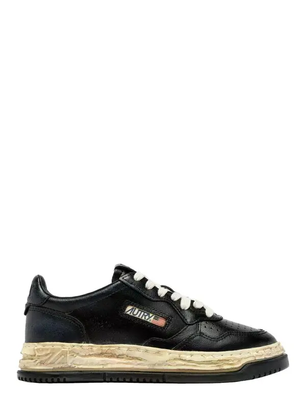 AUTRY X Maison Mihara Yasuhiro Leather Sneakers - Black