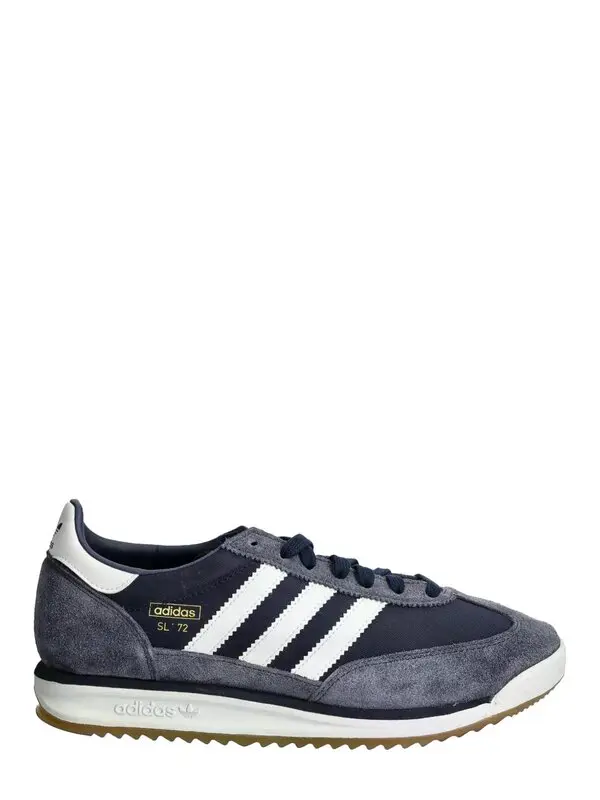 Adidas Three-stripe Suede Trainers - Blue