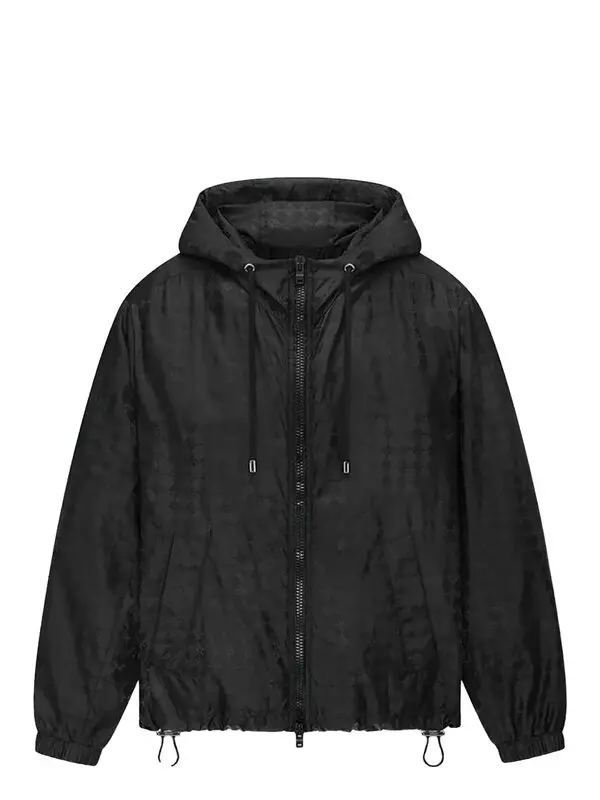 Amiri Ma Quad Monogram Hooded Jacket - Black
