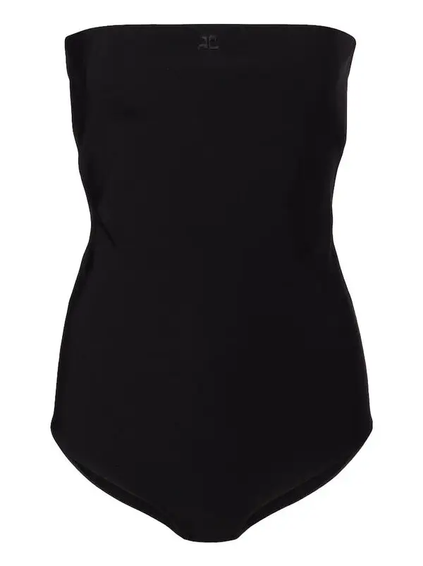 COURREGES Courrèges Jersey Bodysuit - Black