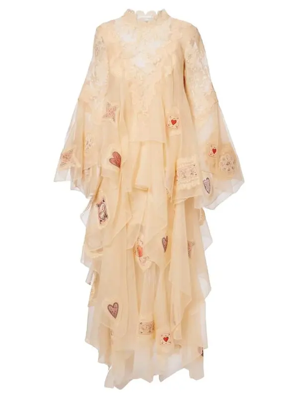 Zimmermann Hypnotic Cascading Silk Organza Gown - Yellow