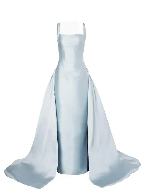 MARMAR HALIM Satin Gown - Blue