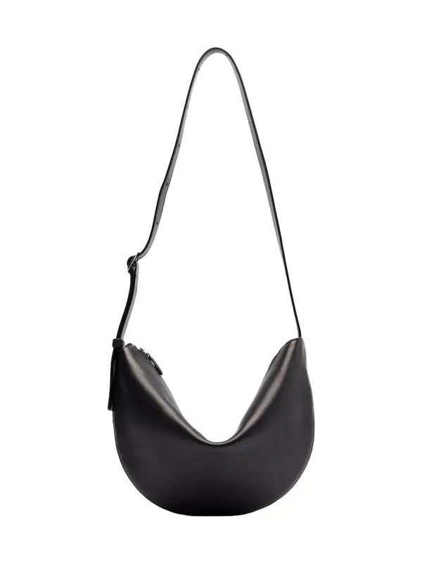 THE ROW Jouvettte Medium Shoulder Bag - Black