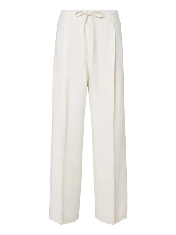 RÓHE High-rise Wide-leg Pants - White