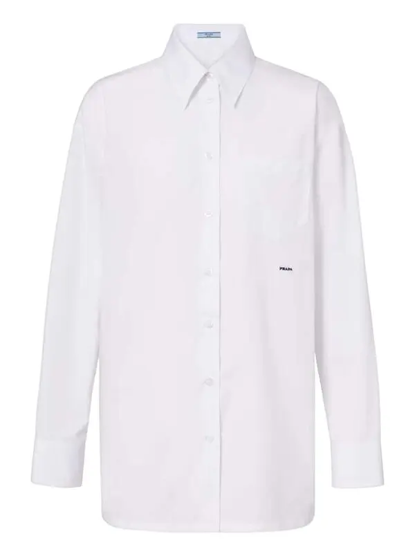 Prada Cotton Poplin Shirt - White